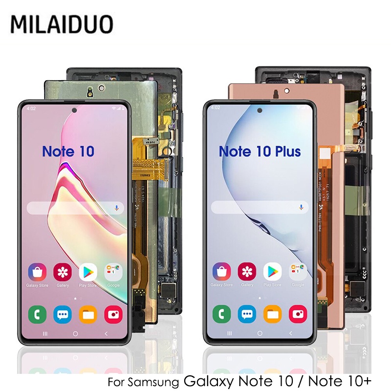 อะไหล่หน้าจอสัมผัส LCD แบบเปลี่ยน สําหรับ Samsung Galaxy Note 10 SM-N970F N9700 Galaxy Note 10 ...