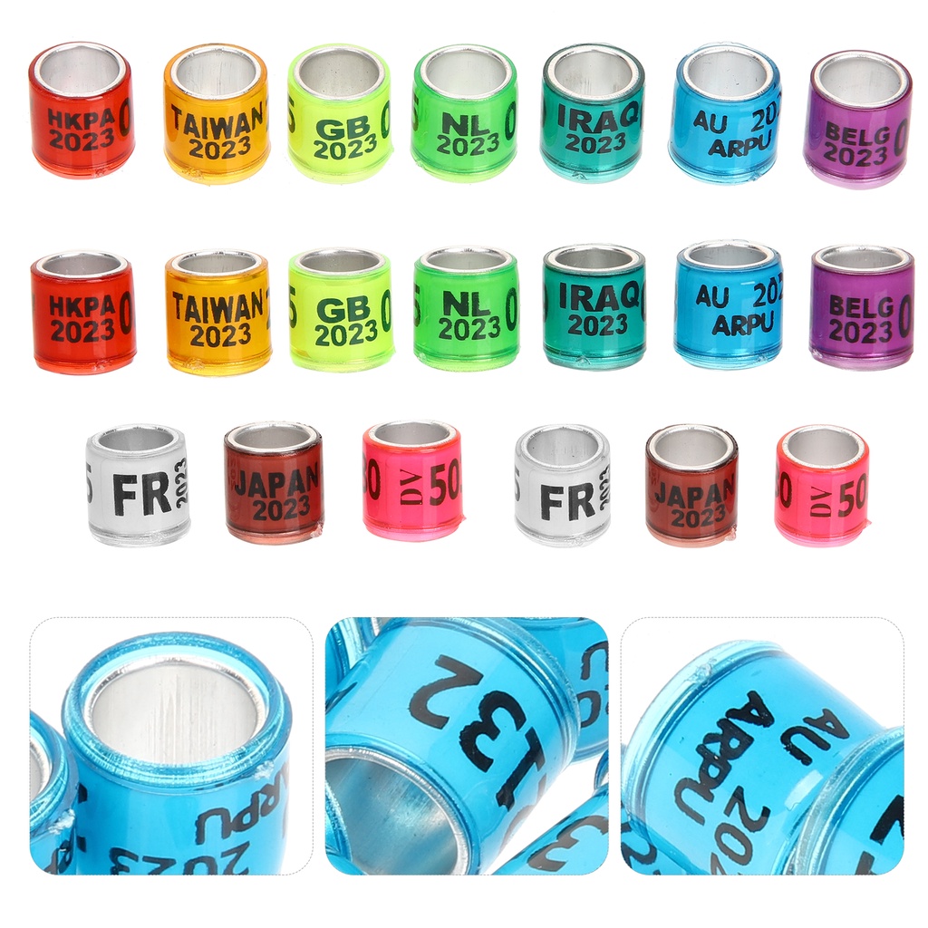 Leg Rings Ring Foot Bands Pigeon Chicken Parrot Poultry Dove ...