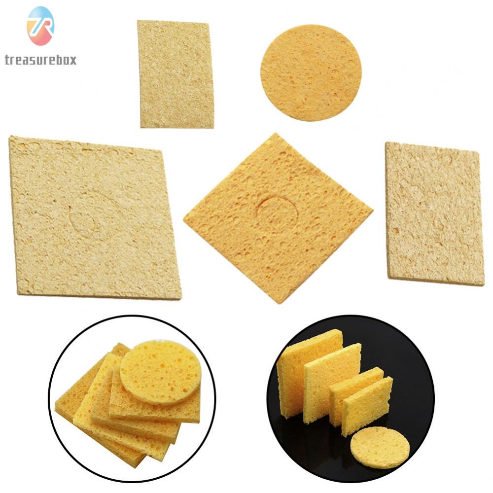 【TRSBX】For Enduring Solder Welding Station Cleaning Sponge 5 Pcs ...