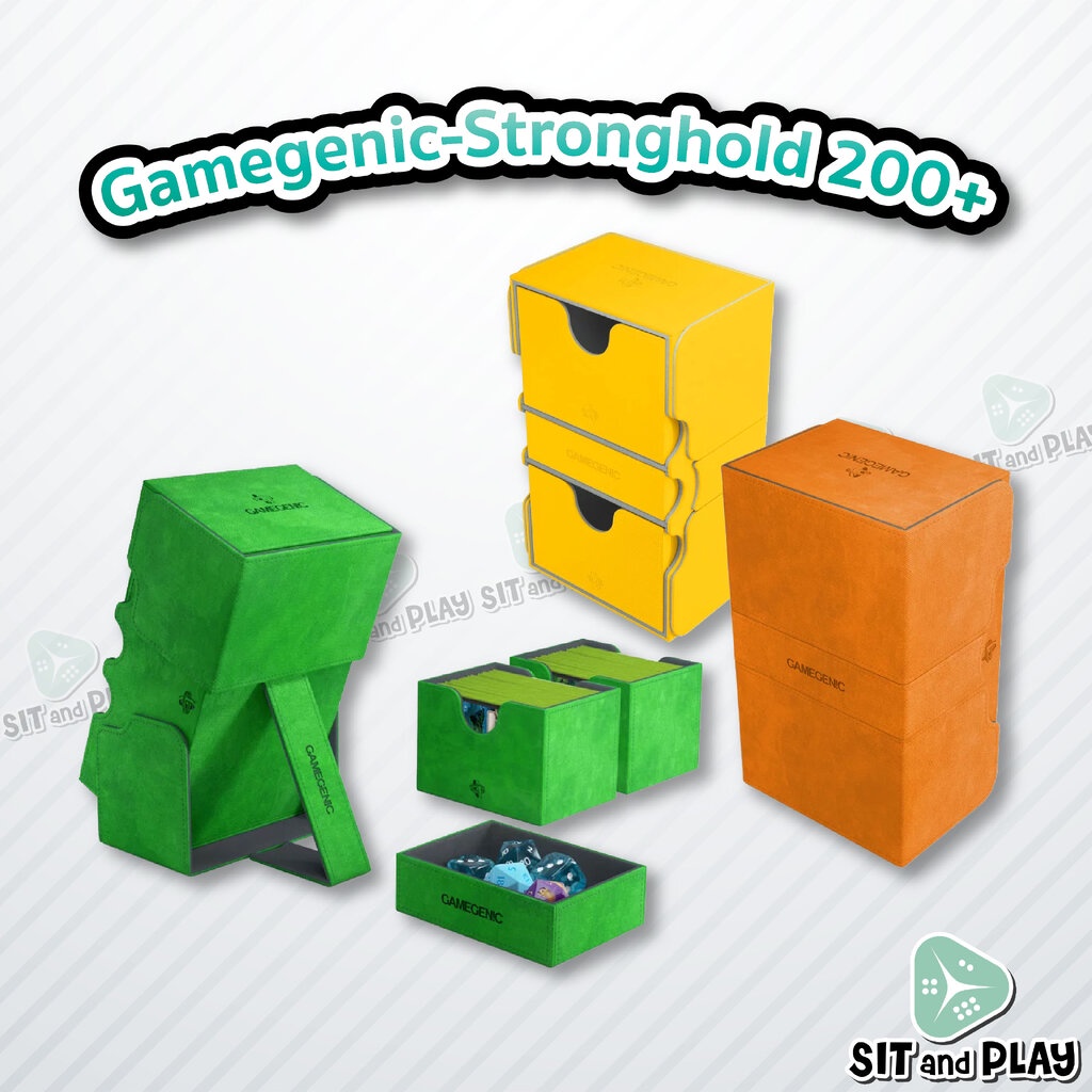 Gamegenic - Stronghold 200+ Convertible กล่องใส่การ์ด พรีเมี่ยม ใช้งาน ...