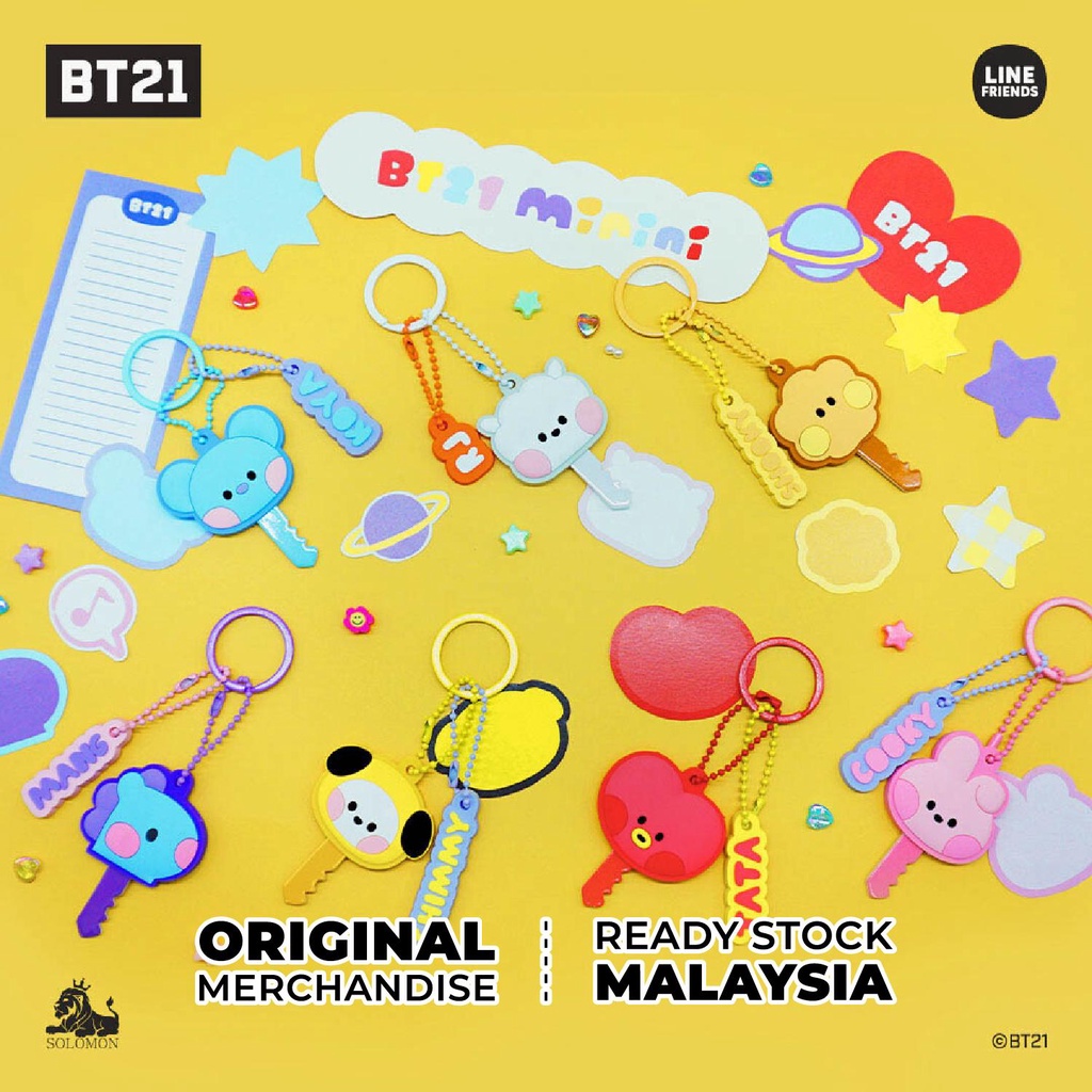 [ของแท้] Bt21 ปลอกกุญแจ ลาย BTS BT21 TinyTAN BangTan Kpop Merch | Shopee Thailand