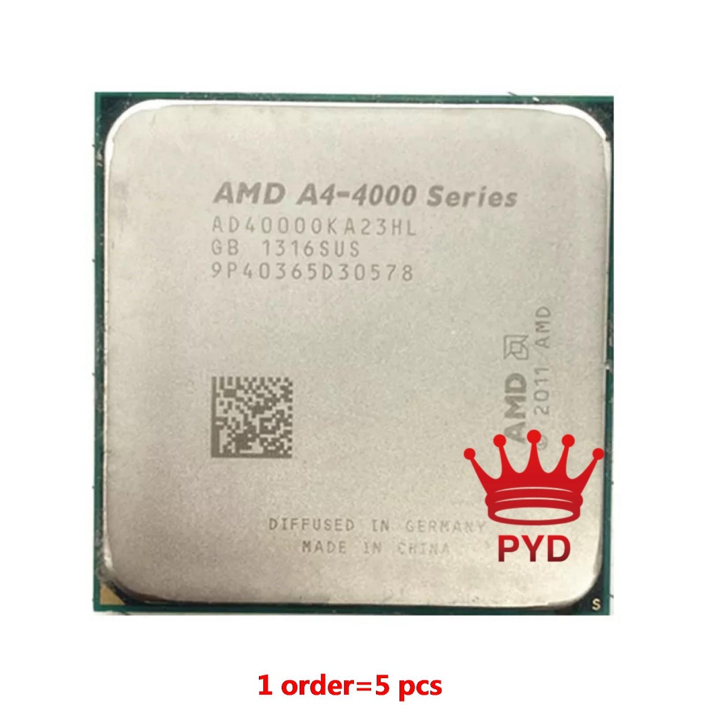 ซ็อกเก็ต AMD A4-Series A4-4000 A4 4000 A4 4020 3.0 GHz Dual-Core CPU AD4000OKA23HL AD40200KA23HL ...