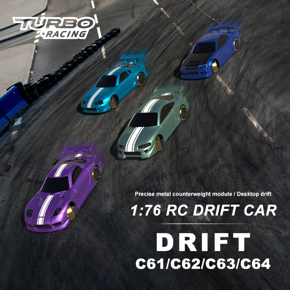 Turbo Racing C61 C62 C63 C64 C74 1/76 โมเดลรถแข่งบังคับวิทยุไฟฟ้า ขนาด ...