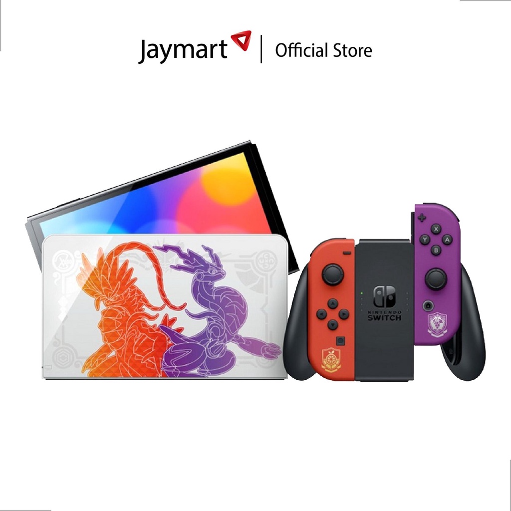 Nintendo Switch OLED Model Pokemon Scarlet and Violet Edition (ของแท้) By Jaymart | Shopee Thailand