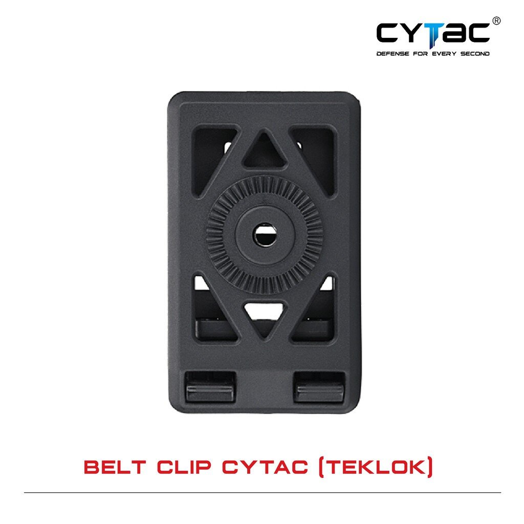 CYTAC Belt Clip ( Teklok ) สำหรับต่อเข้ากับซองหรืออุปกรณ์ต่างๆ Black ดำ ...