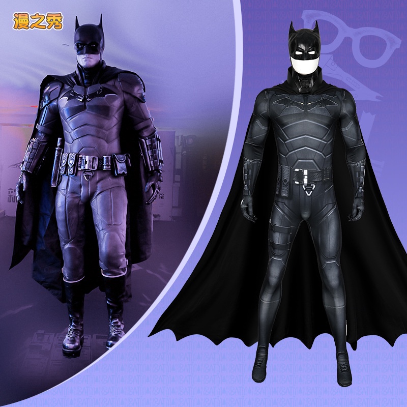 [Spot quick delivery] Batman cos suit DC New Batman 2022 version same ...