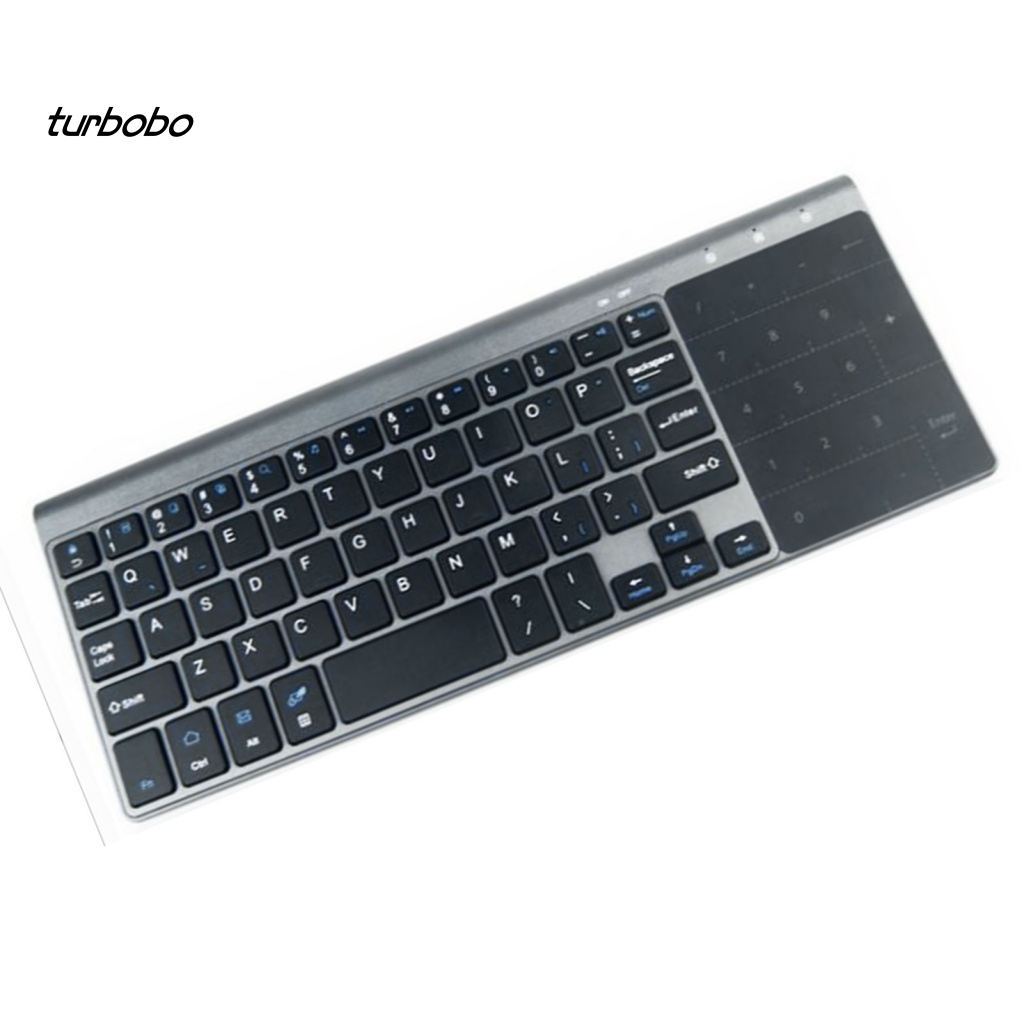 Turbobo คีย์บอร์ดไร้สาย 2.4GHz พร้อมทัชแพด สําหรับ Android Box Smart TV ...