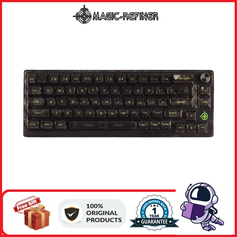 Magic refiner MK31 คีย์บอร์ดเมคคานิคอล RGB สามโหมด | Shopee Thailand