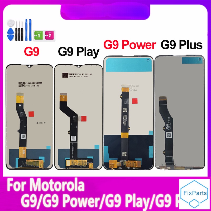 อะไหล่หน้าจอสัมผัส LCD แบบเปลี่ยน พร้อมเครื่องมือ สําหรับ Motorola Moto G9 G9 Plus G9 Play G9 ...