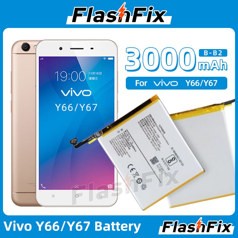 แบตเตอรี่ ใช้สำหรับเปลี่ยน For Vivo Y66/Y67 High Quality Cell Phone ...