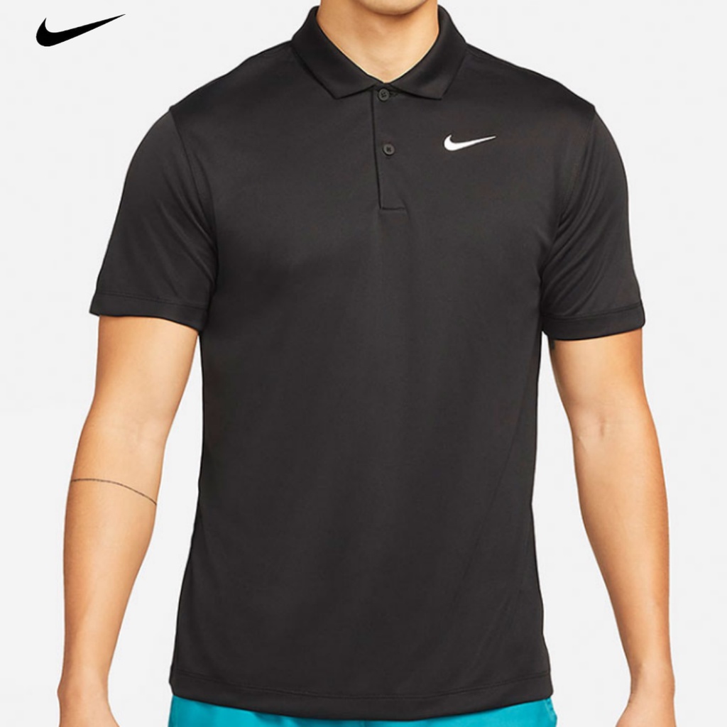 Nike DRI-FIT เสื้อโปโล แขนสั้น ปักลายโลโก้ DH0858 สําหรับผู้ชาย ...