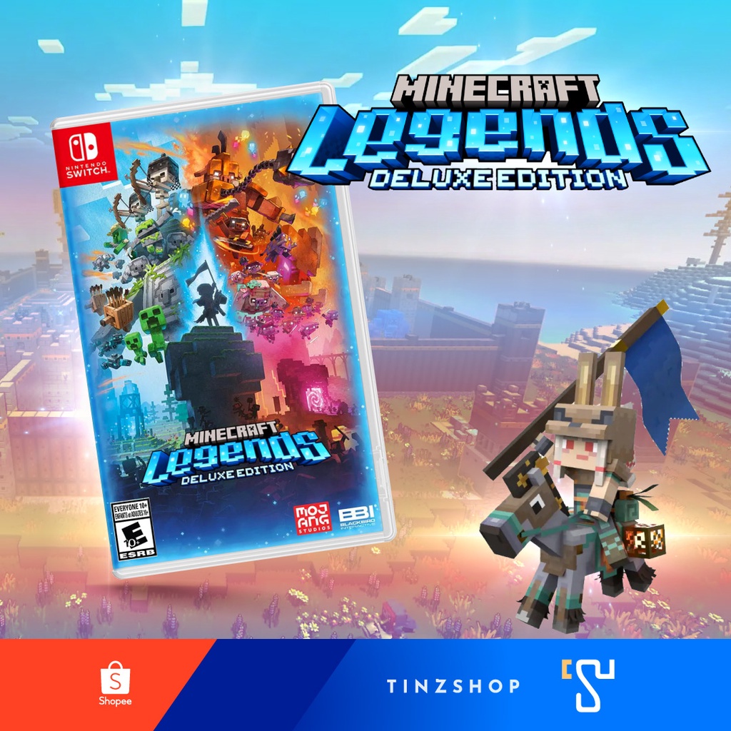 [แผ่นเกมลดราคา] Nintendo Switch Game Minecraft Legends Deluxe Edition ...