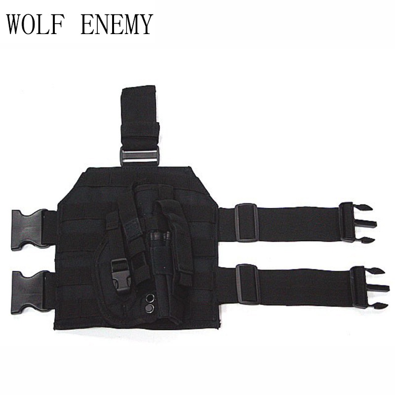 1000D Nylon MOLLE Tactical Drop Leg Platform for Hunting/Paintball ...