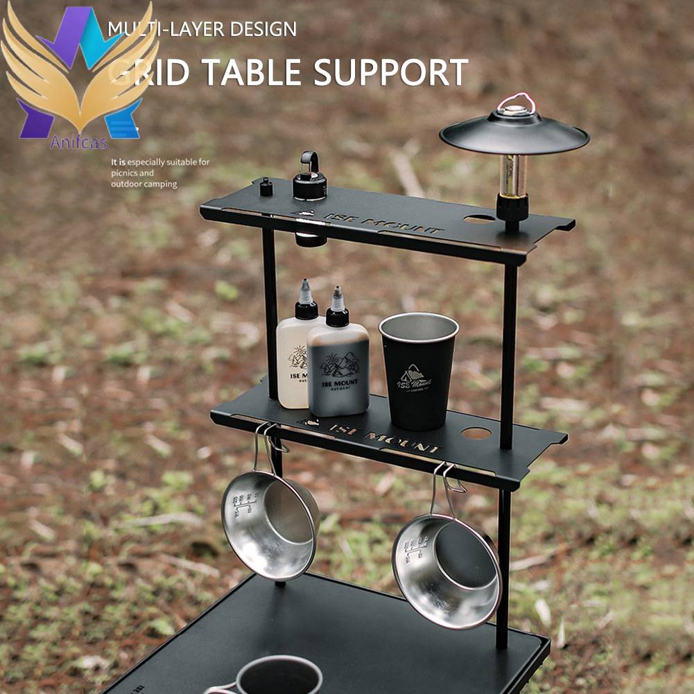 ISE MOUNT ชั้นวางหม้อ กระทะ แบบแขวนบนโต๊ะ สําหรับตั้งแคมป์ | Shopee ...
