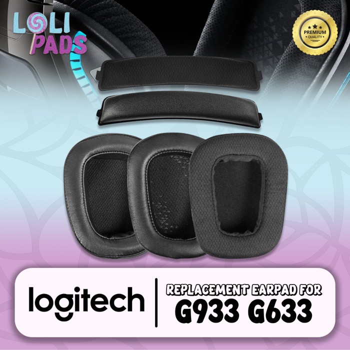 Logitech G933 G633 แผ่นรองหูฟังโฟมแผ่นรองหูฟัง แผ่นรองหูฟังโฟม | Shopee Thailand