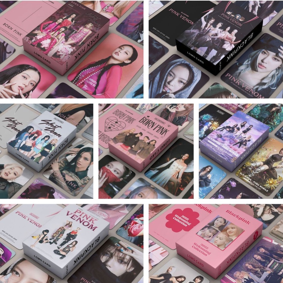 อัลบั้มรูปภาพ Blackpink 54 Lomo Card Bo's Idols kpop Lisa Jenny Jisoo ...