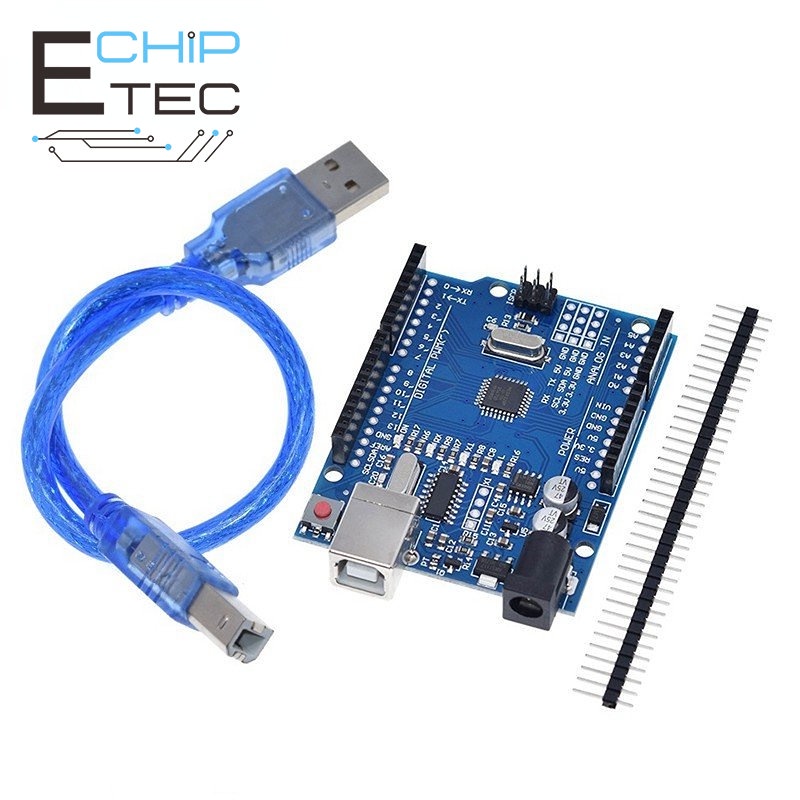 บอร์ดทดลอง Atmega328p Uno R3 สําหรับ Arduino Uno R3 พร้อมขาตรง และสาย