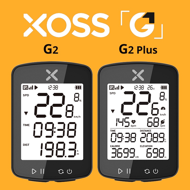 Xoss G2+ G2 PLUS เครื่องวัดความเร็ว GPS ไร้สาย กันน้ํา ANT+ Cadence ...