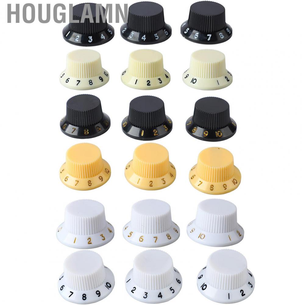Houglamn Volume Rotary Knob Compact Size Electric Guitar Knobs for ...