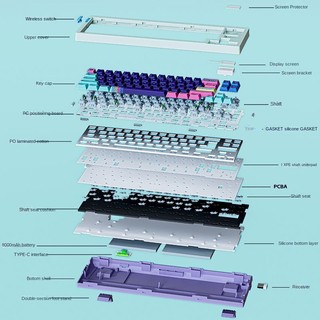 VGN X68 overlord the third mock examination mechanical keyboard PBT ...