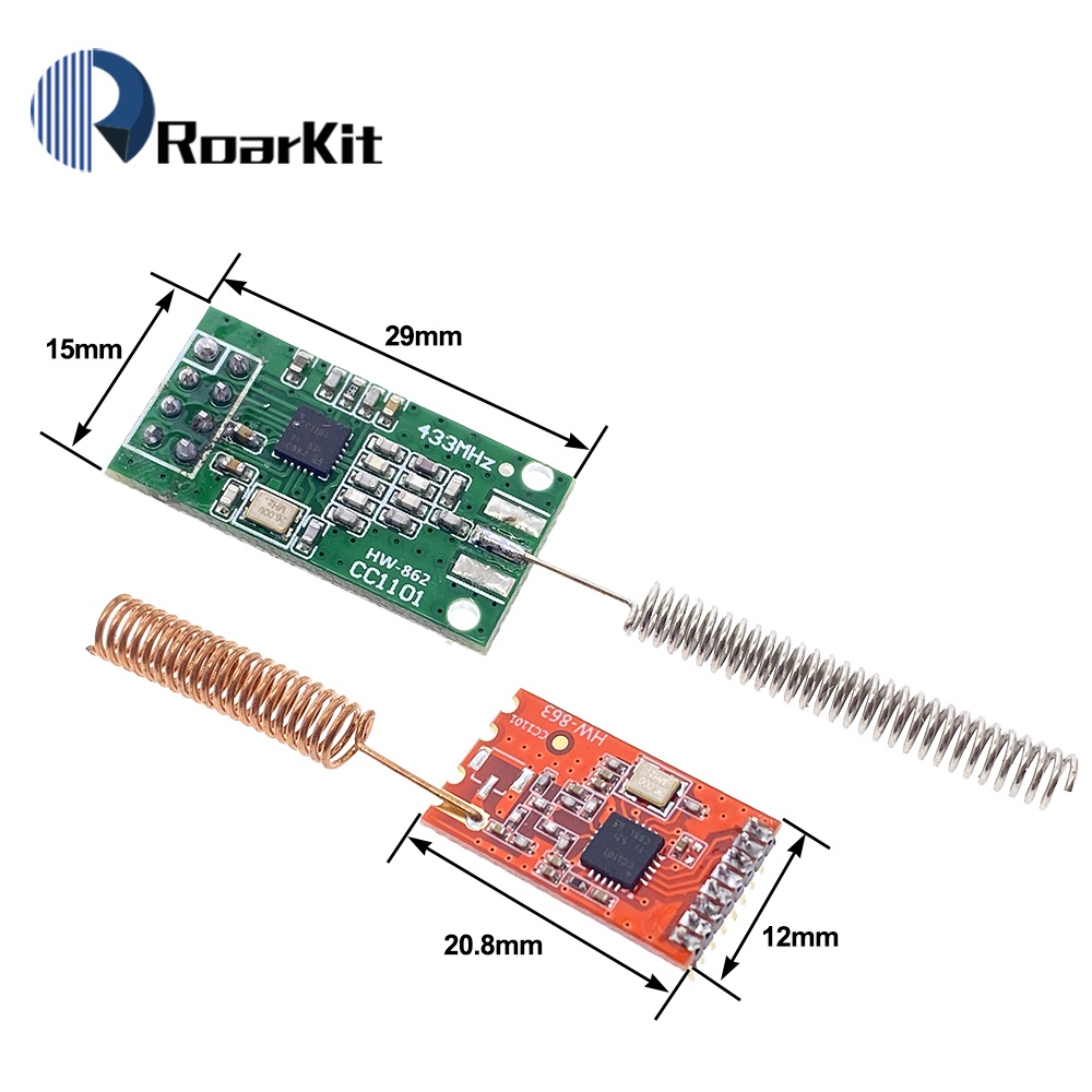 Cc1101 433M 10mW Wireless Sender transceiver Receiver โมดูล NRF905 ...