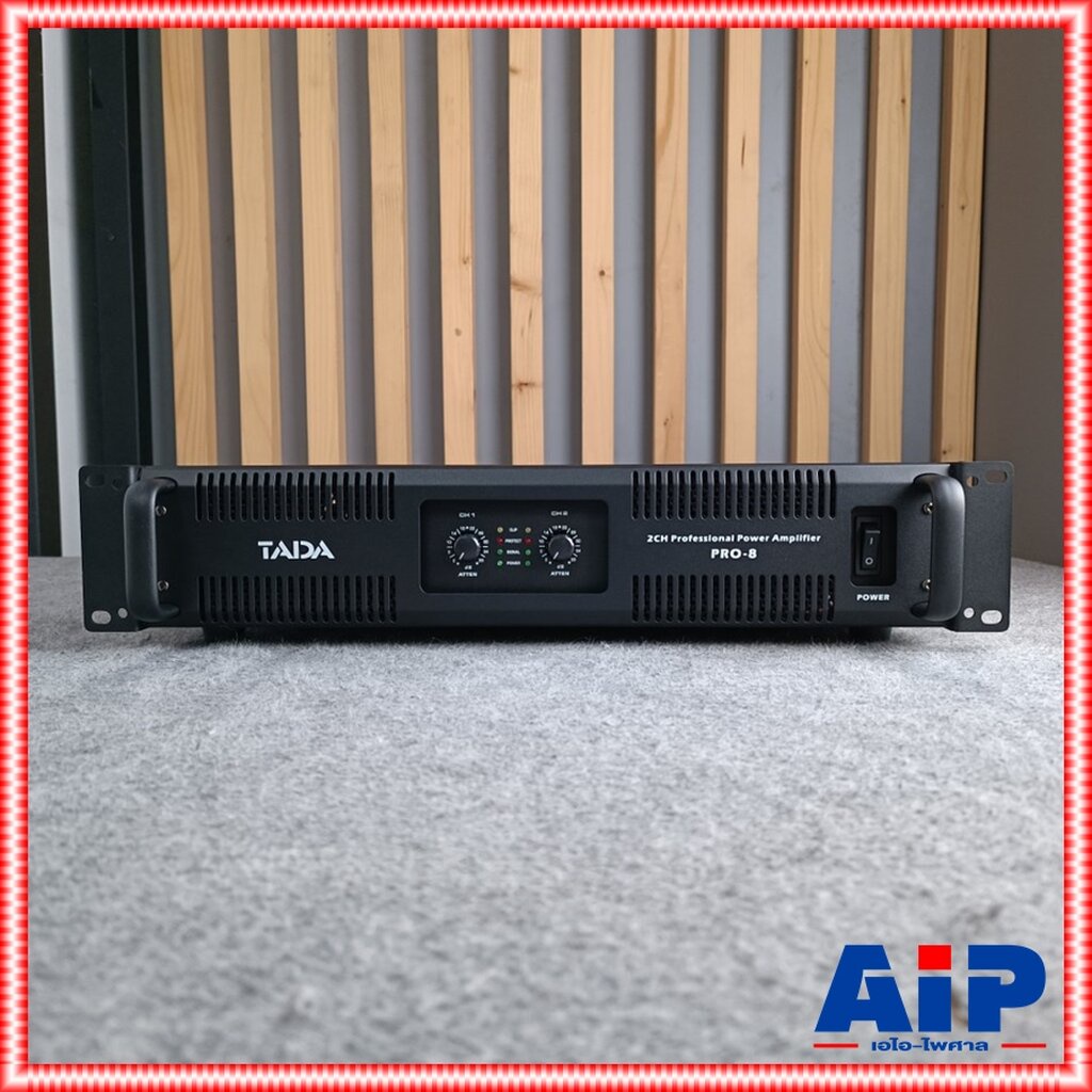 TADA PRO-8 poweramp เพาเวอร์แอมป์ 2 แชนแนล กำลังขับ 2 x 800 วัตต์ ที่ 8 ...