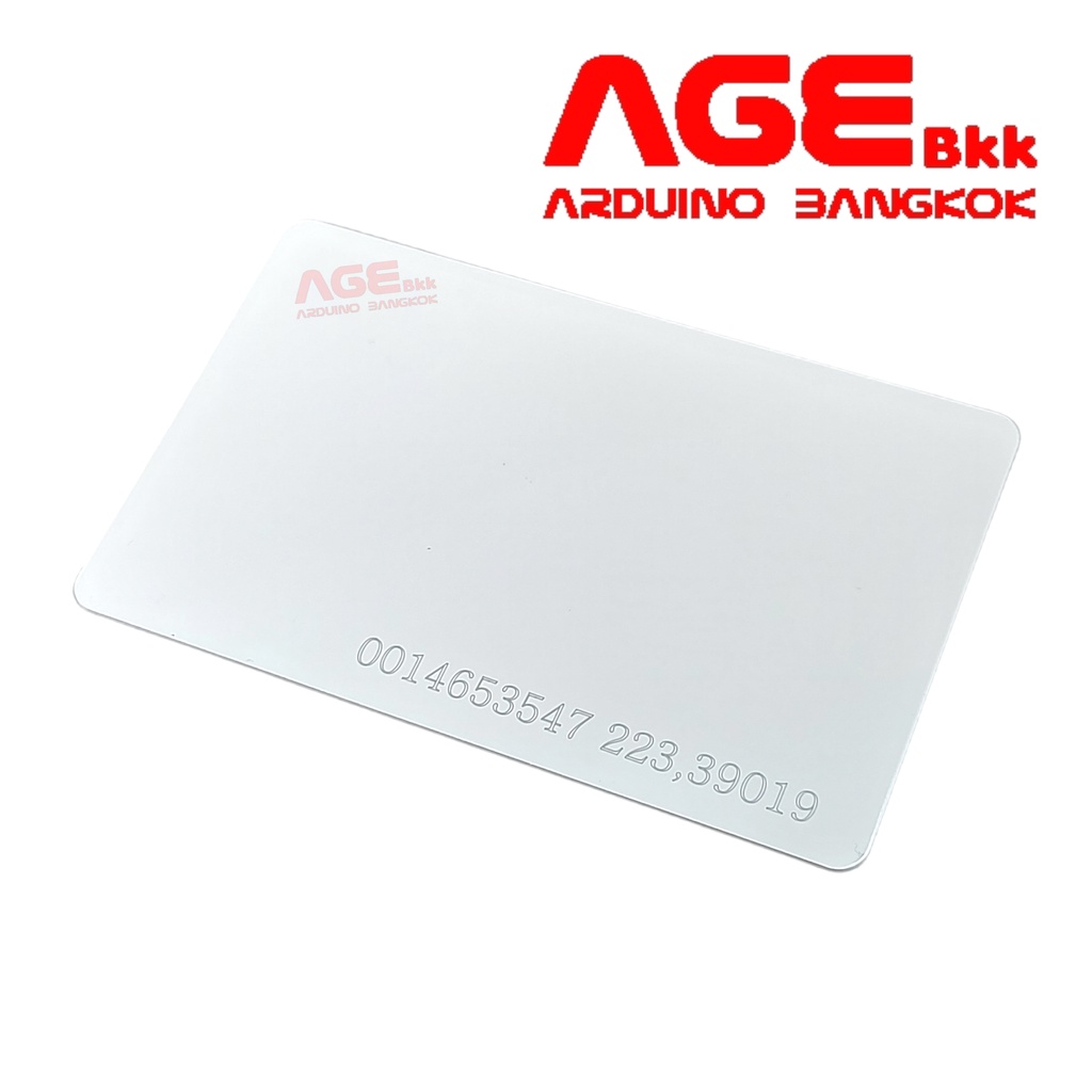 RFID Tag Card TK4100 125Khz RFID card Tag แท็ค RFID ความถี่ LF 125Khz ...