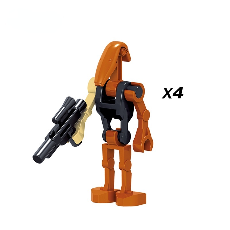 ของเล่นตัวต่อฟิกเกอร์ Space Wars Ahsoka Mace Windu Luke Skywalker with ...