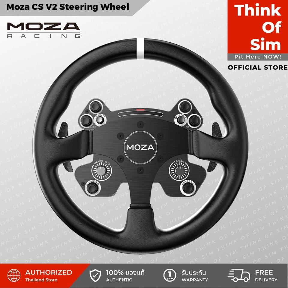 Moza CS V2 Steering Wheel by Think Of Sim | Shopee Thailand
