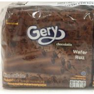 GERY เจอรี่ เวเฟอร์โรลสอดไส้ รสช็อกโกแลต บรรจุ 18G. ไซส์ 12ซอง GERRY ...