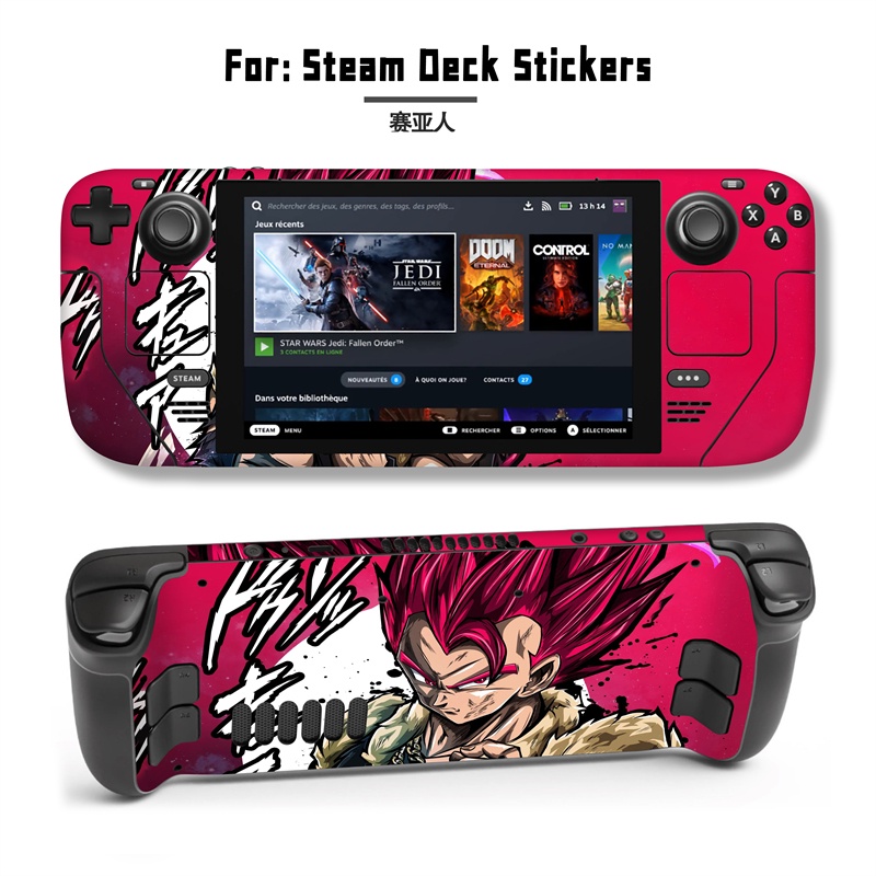 สติกเกอร์ฟิล์มกันรอย ลายเกมอนิเมะน่ารัก สําหรับ Steam Deck OLED - เด็ก ...