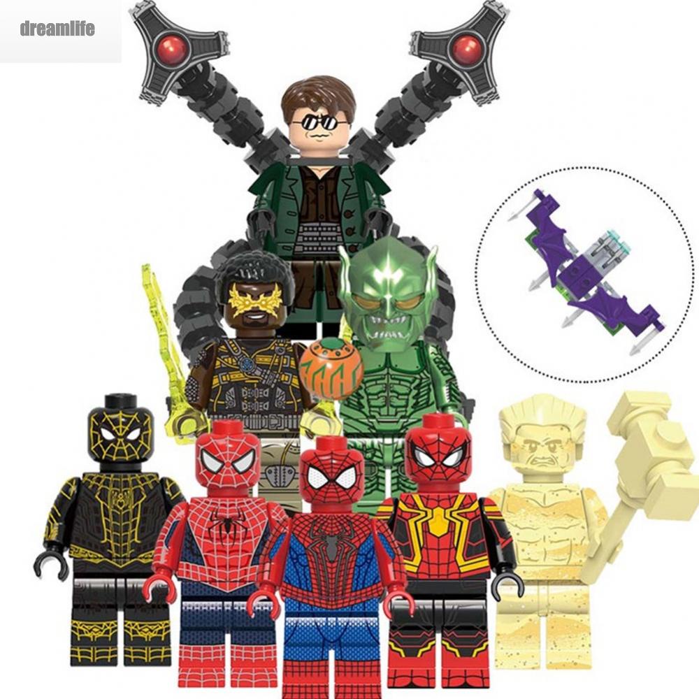 【DREAMLIFE】Blocks Decorations Superhero Toby Spider-Man Amazing Spider ...