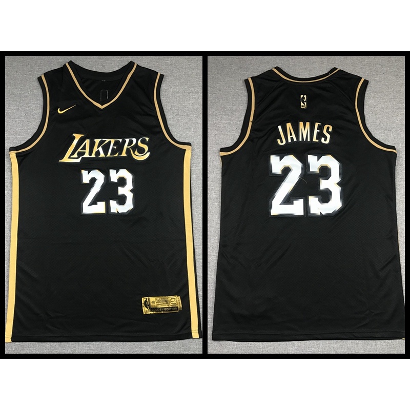 เสื้อยืด ลายทีมบาสเก็ตบอล Los Angeles Lakers nba jerseys LeBron James ...