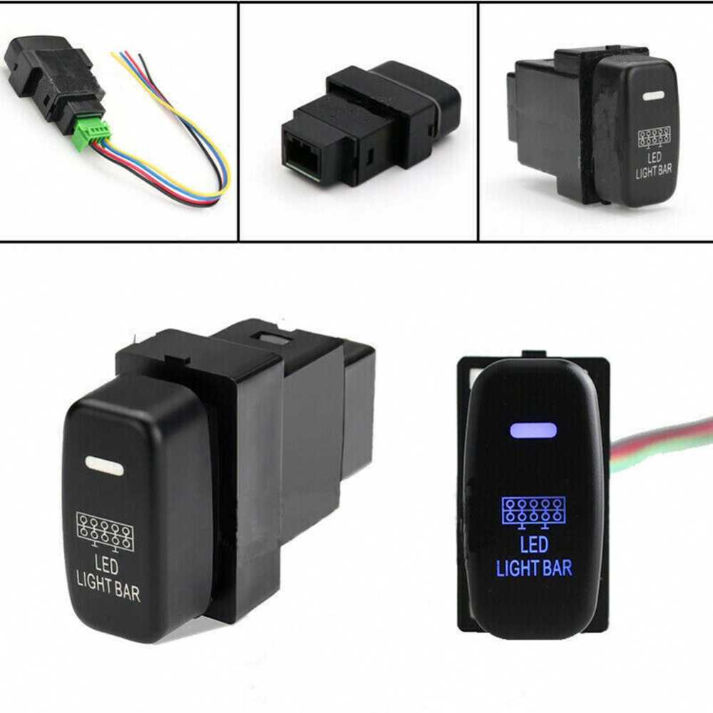 ⚡READYSTOCK⚡Push Switch LED LIGHT BAR Single Pole Single Throw ...