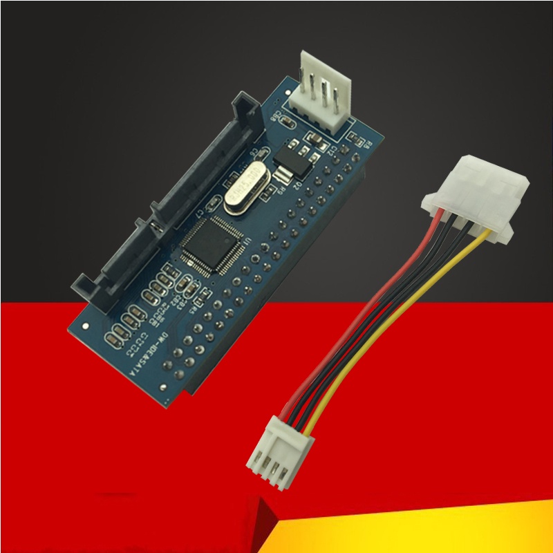40-Pin 3.5 "IDE หญิง SATA 7 +15Pin 22-Pin ชาย 20330 ชิปเซ็ตอะแดปเตอร์ ...