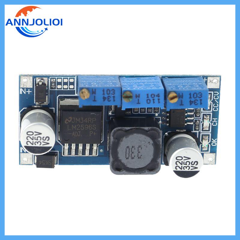 Ann ใหม่ โมดูลพาวเวอร์ซัพพลาย DC-DCLED Driver LM2596 Step-down ปรับได้ ...