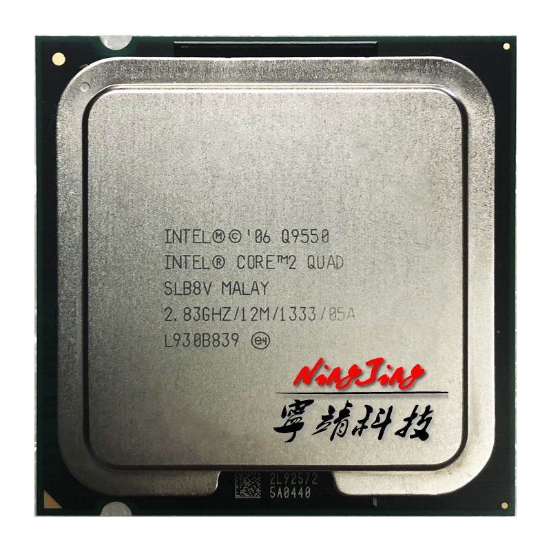 โปรเซสเซอร์ CPU Intel Core 2 Quad Q9550 2.8 GHz Quad-Core Quad-Thread ...