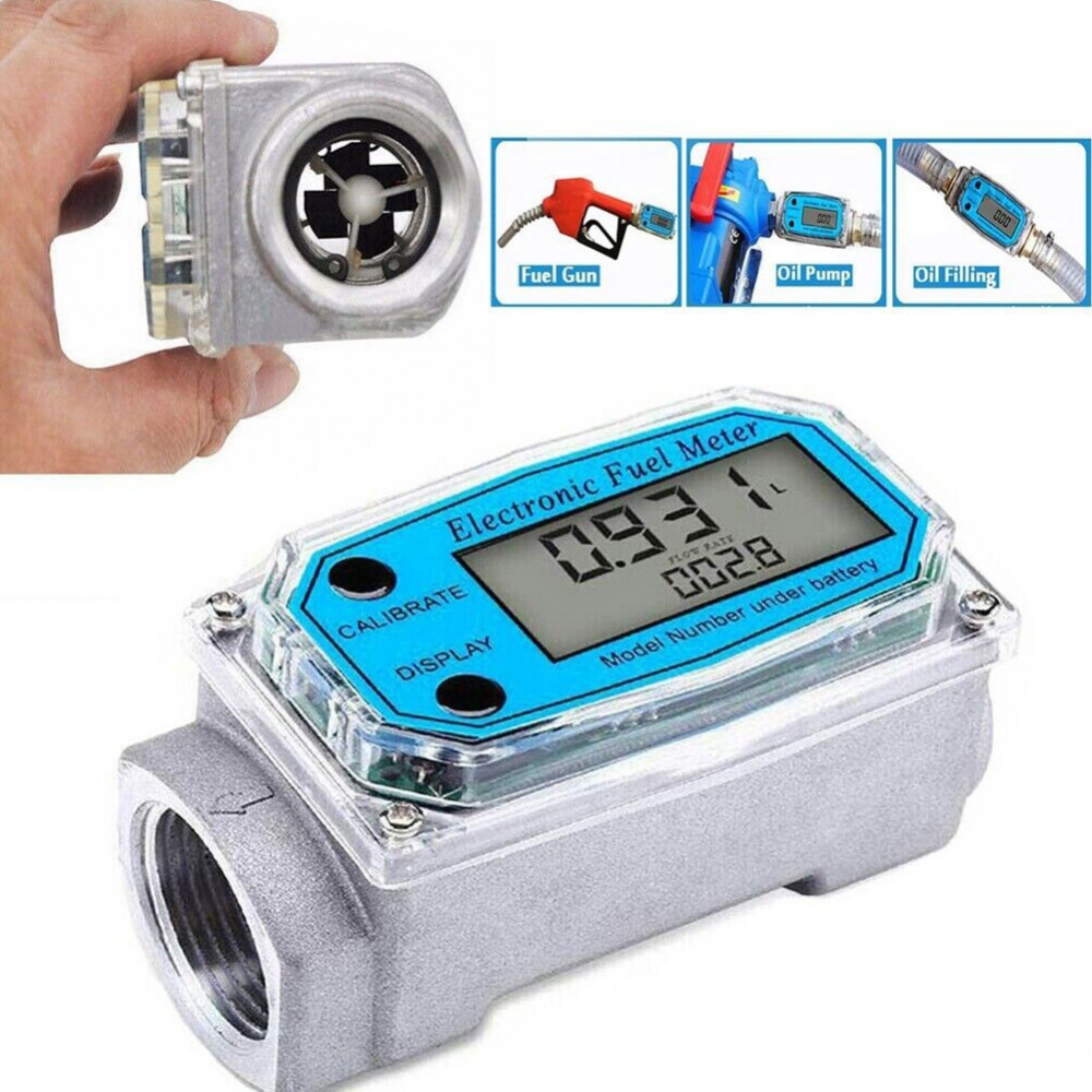 ⭐READY STOCK ⭐Wide Range Application Digital Diesel Fuel Water Flow ...