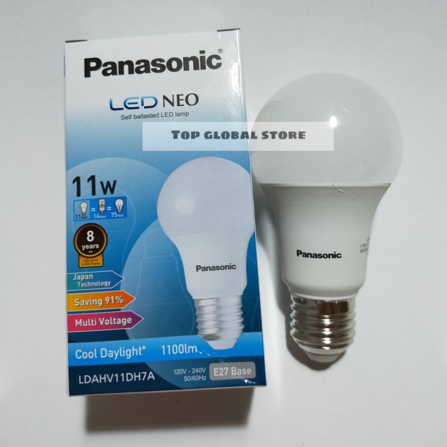 Putih Panasonic LED Bulb - หลอดไฟ Evo 11 Watt ใหม่ - สีขาว / เหลือง ...