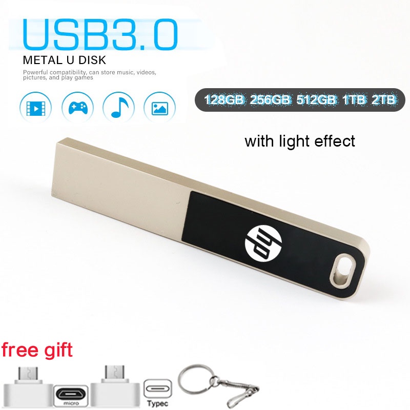 แฟลชไดร์ฟ Led 128GB 256GB Flash Drive 512GB Pen drive High Speed 1TB ...