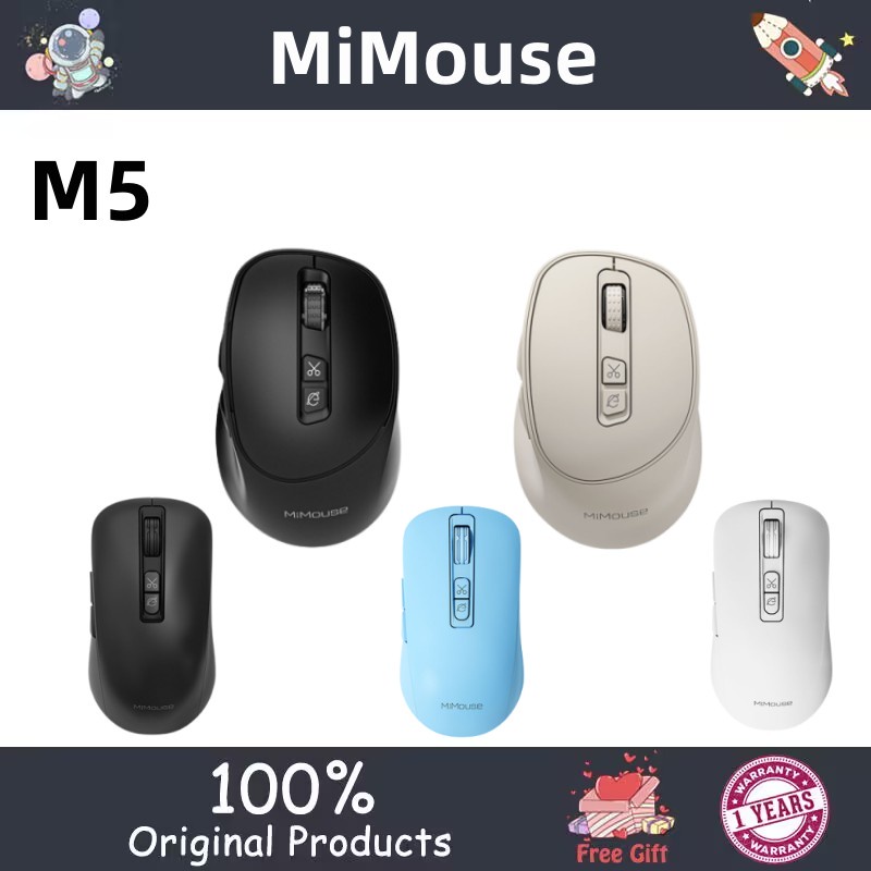 Mimouse M5Pro เมาส์อัจฉริยะ ไร้สาย บลูทูธ ควบคุมด้วยเสียง พิมพ์เงียบ ชาร์จ | Shopee Thailand