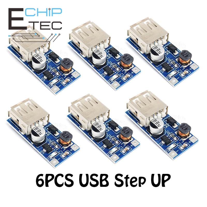 โมดูลชาร์จแรงดันไฟฟ้า DC DC 0.9V-5V เป็น 5V 600MA USB 6 ชิ้น | Shopee Thailand