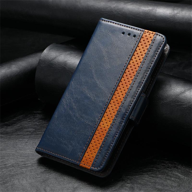 เคสโทรศัพท์มือถือหนัง ฝาพับ ลายทาง พร้อมช่องใส่บัตร สําหรับ Xiaomi ...