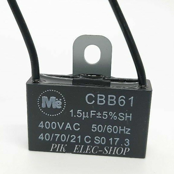 ชิ้นส่วนพัดลม คาปาซิเตอร์พัดลม CAP 1.5uf 2uf 2.5uf 400V CBB61 แค๊ปพัดลม ME แคปพัดลม คาปาพัดลม แค ...