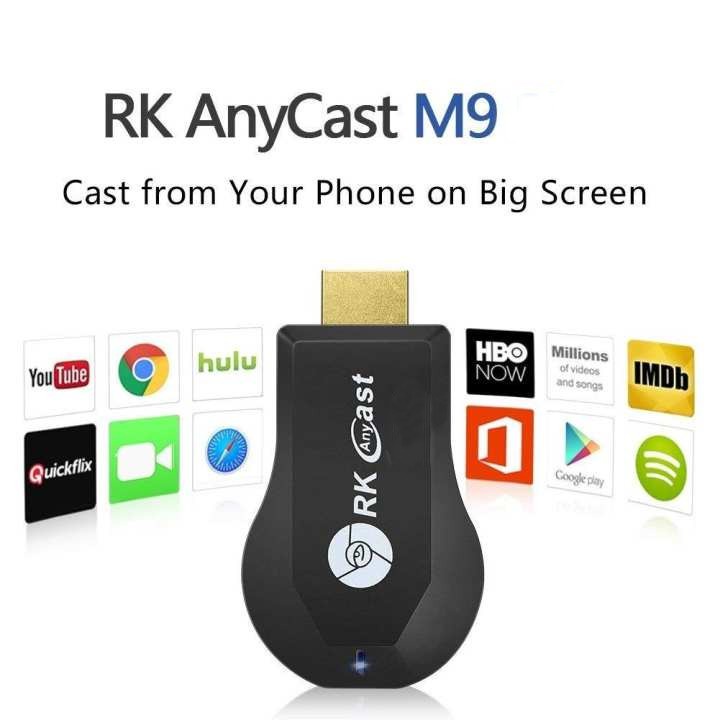 Anycast 1080 M12 M9 plus จอแสดงผล WiFi ไร ้ สาย HDMI Dongle Burstod ...