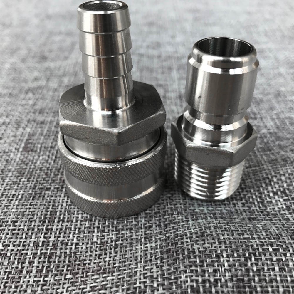 Computer Ac.lr สแตนเลส Homebrew Brewing Quick Disconnect Set 1/2 "BSP ...
