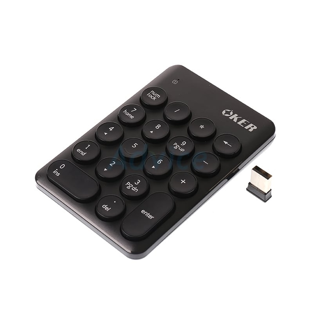 Numeric Keypad Wireless K2610 (Black) OKER | Shopee Thailand
