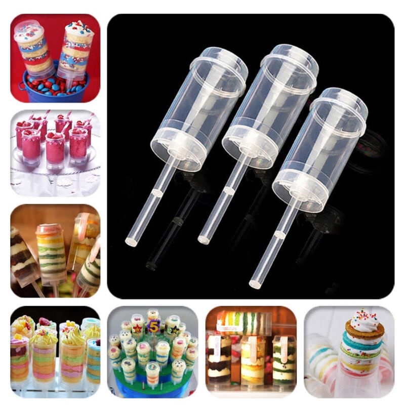 40 ชิ้น DIY ขนมหวาน Push Up Pop คอนเทนเนอร์ Shooter Pop Party งาน ...