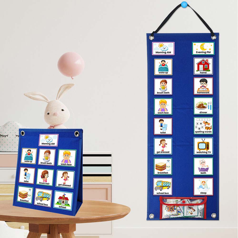 70pcs Visual Schedule Cards for Kids Daily Routine Cards Autism Kid ...