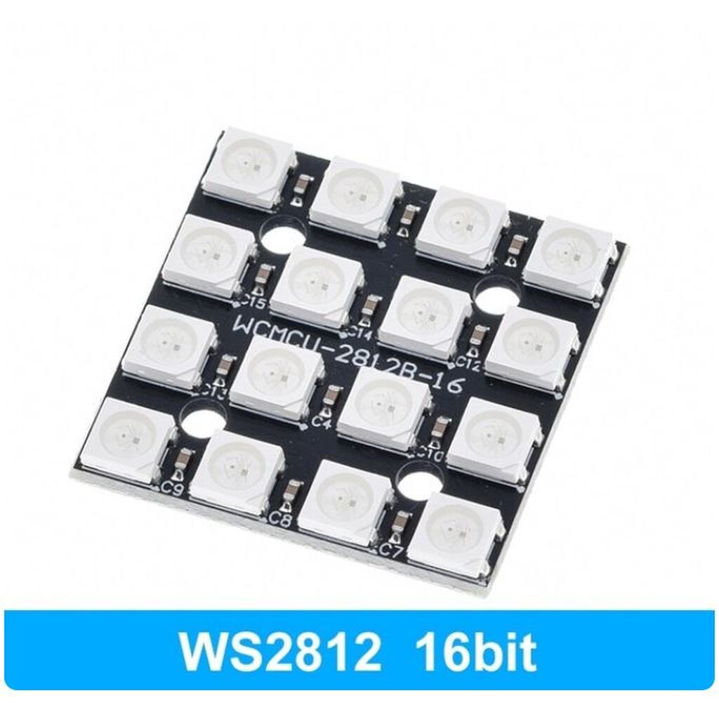 WS2812 RGB LED 16 Bits 4x4 Breakout module | Shopee Thailand